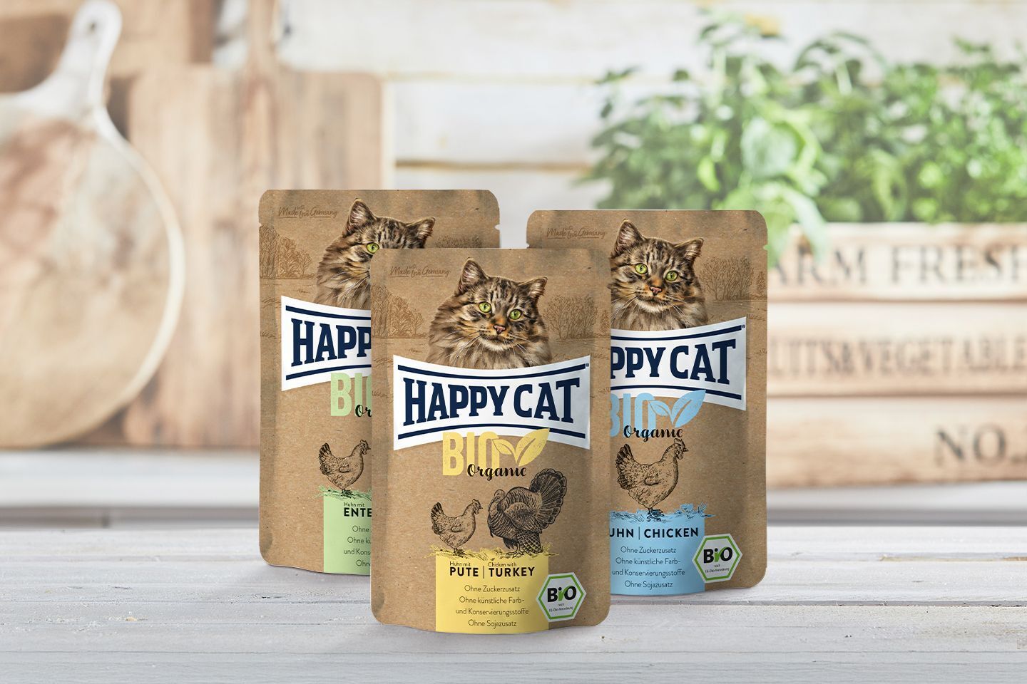 Premium Katzenfutter | 100% deutsche Qualität | Happy Cat