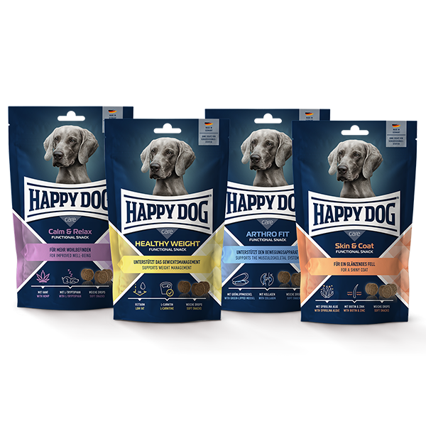 Happy Dog premium dog food – made with love in Germany