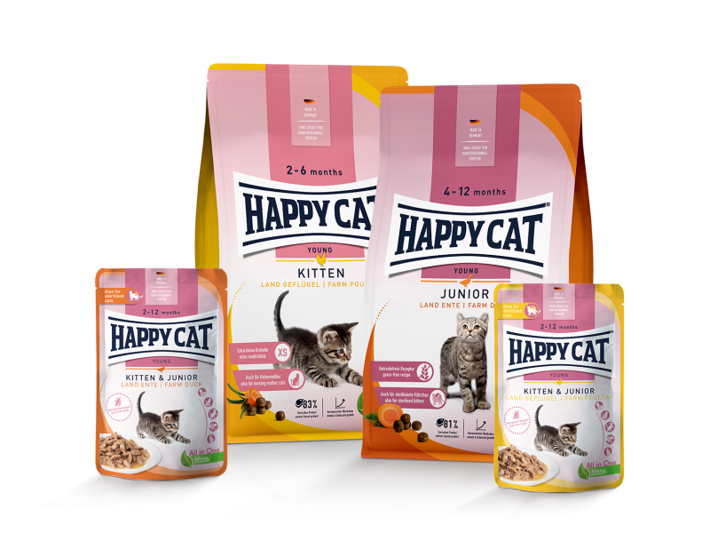 Aliment pour chatons et jeunes chats - Happy Cat Young