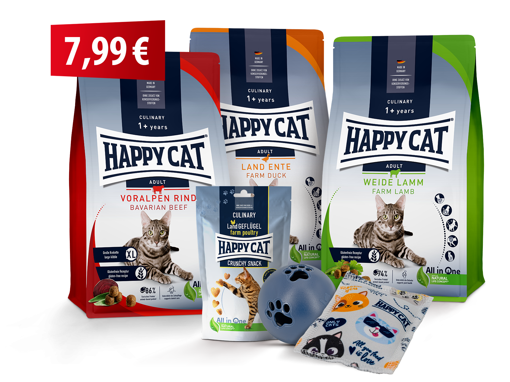 Happy Cat Katzenfutter – Made in Germany