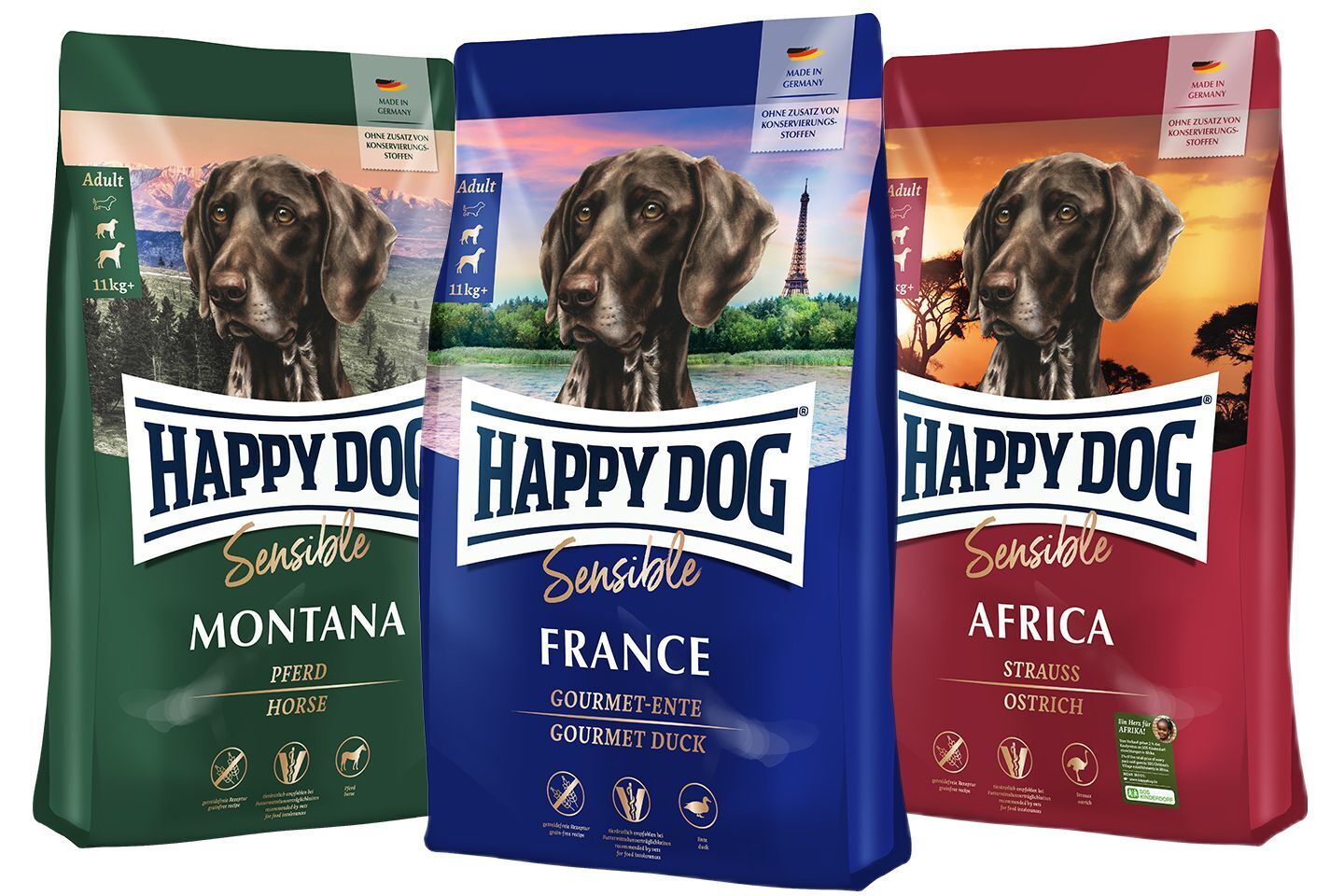Gesundes Hundefutter in Premium-Qualität bei Happy Dog
