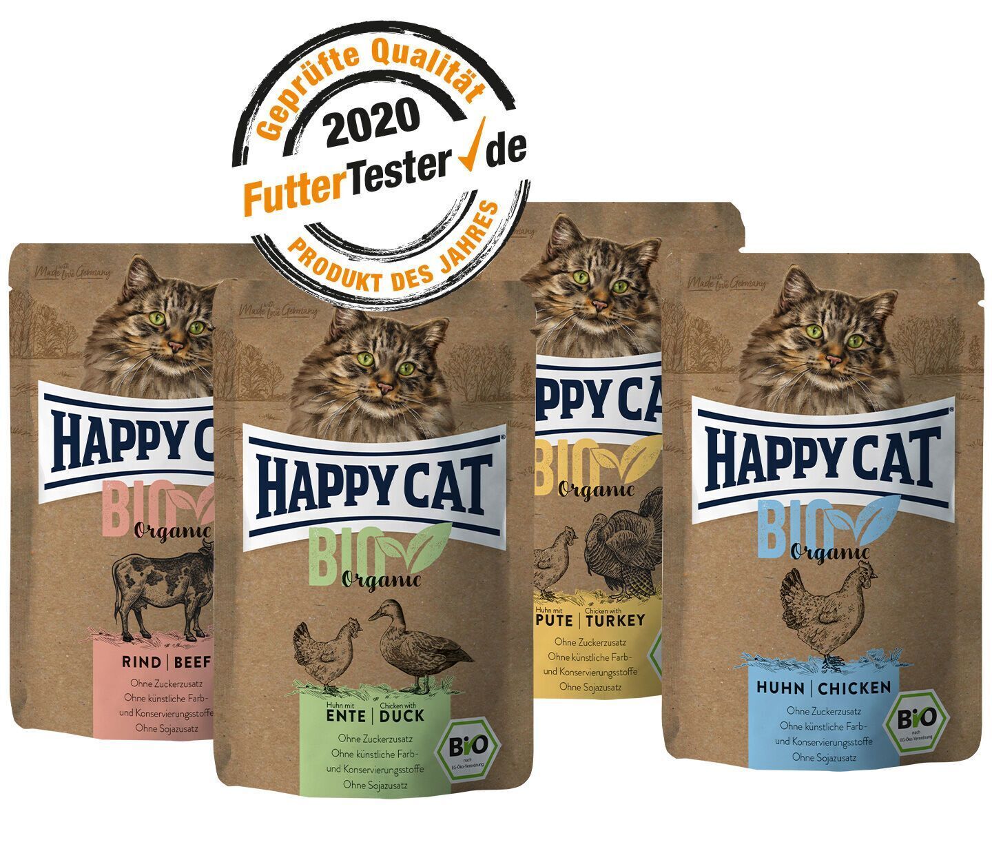 Premium Katzenfutter | 100% deutsche Qualität | Happy Cat