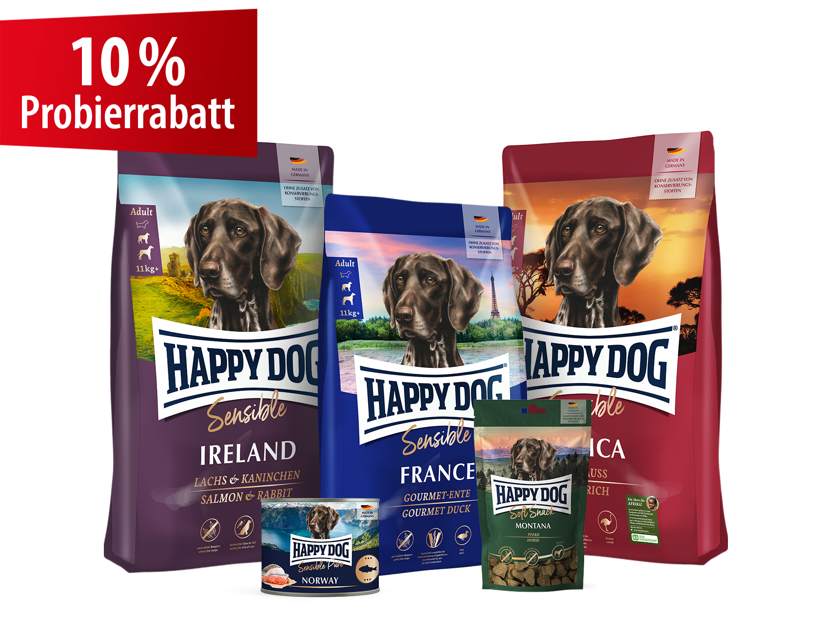 Happy Dog Hundefutter – Made in Germany