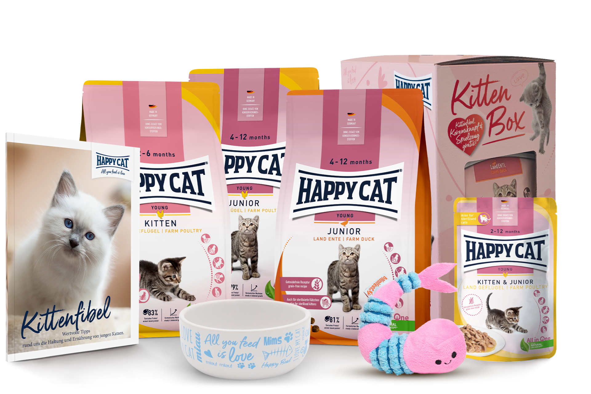 Premium Katzenfutter | 100% deutsche Qualität | Happy Cat